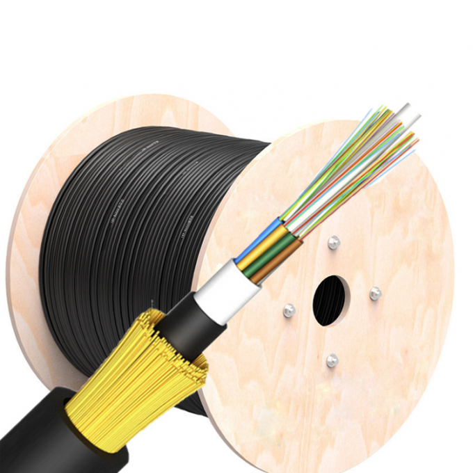 G652D 12F 100m Span Aerial Duct ADSS Fiber Optic Cable