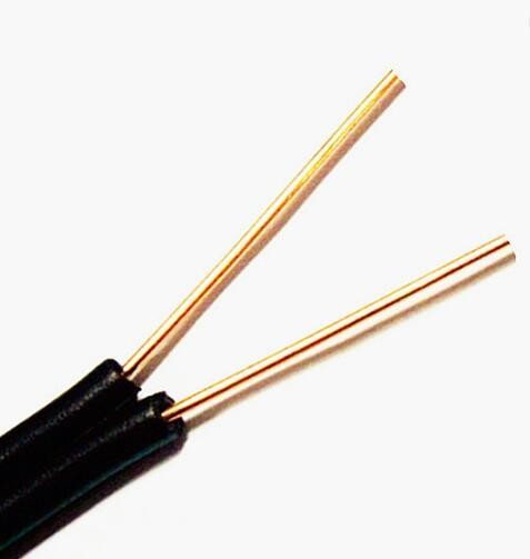 2 Core Drop Wire Outdoor Overhead Telephone Copper Cable